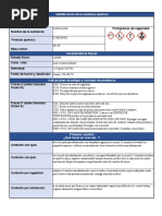 Ficha de Seguridad Reactivo de Biuret | PDF | Agua | Química
