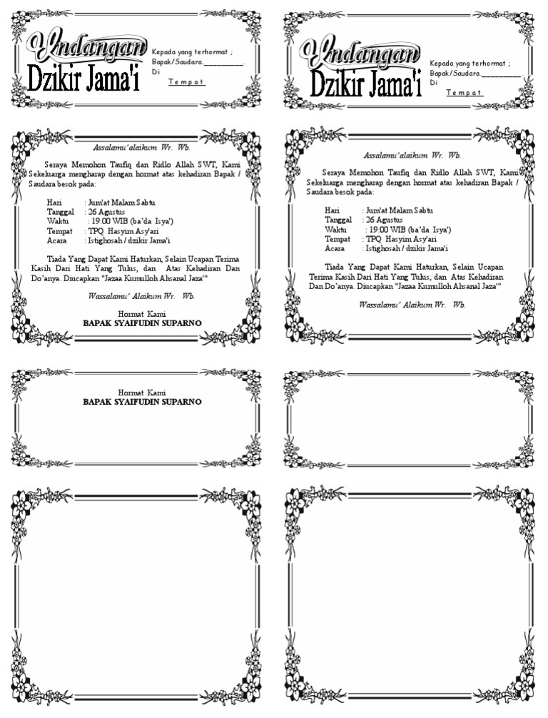 By Latansa Tasyakuran Dzikir Jami | PDF