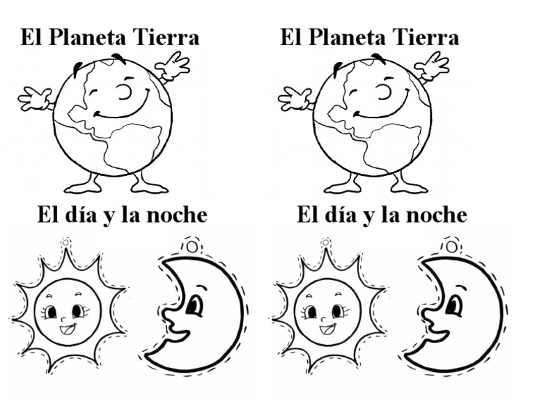 Explicación del día y la noche para niños | PDF | Ciencias sociales ...