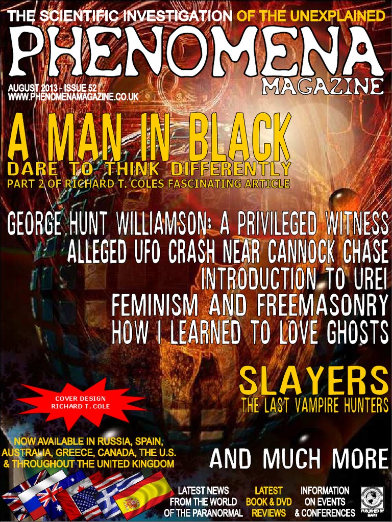 Issue 052 - August 2013 | PDF | Paranormal | Unidentified Flying Object