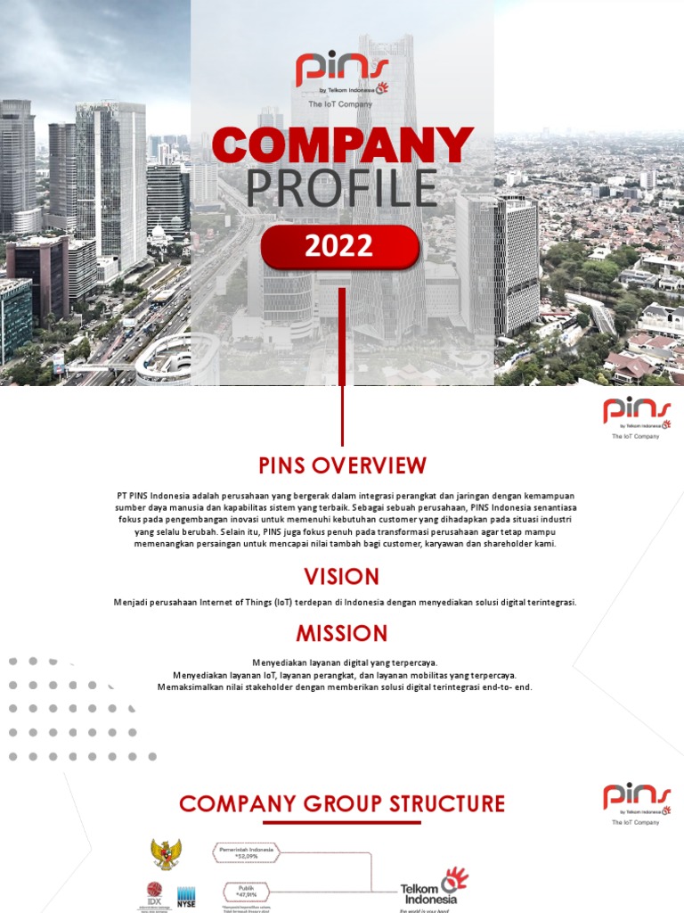 PINS Company Profile - IN - 050922 - 1662354154 PDF | PDF