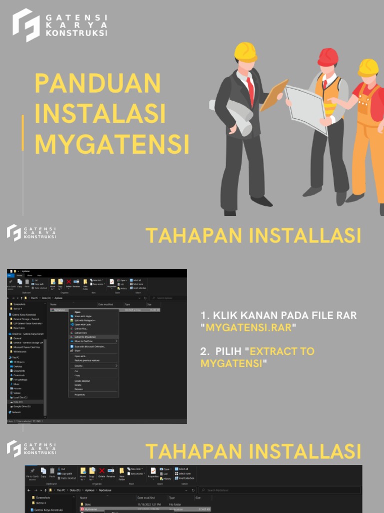 Panduan Instalasi MyGatensi | PDF | Game & Aktivitas