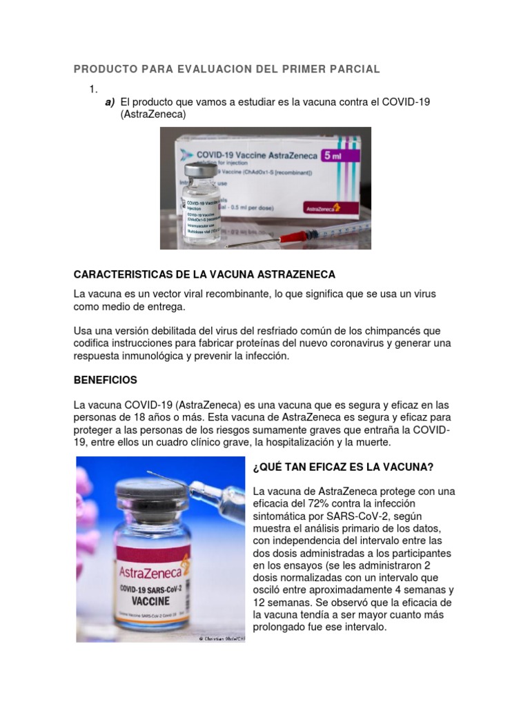 Producto para Evaluacion Del Primer Parcial | PDF | Ciencias de la Salud | Inmunología