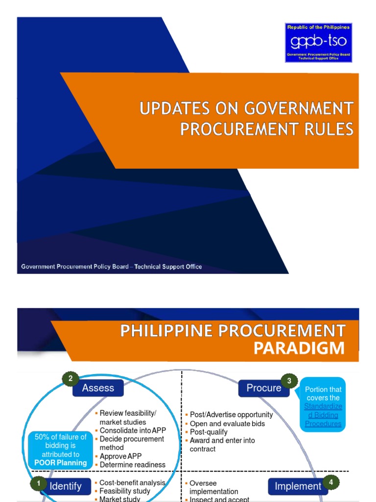 Updates On Govt Procurement Rules | PDF | Procurement | Letter Of Credit