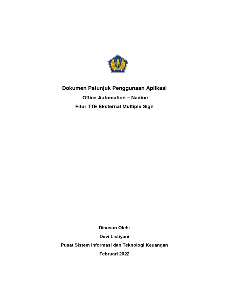 User Manual Tte Eksternal Multisign Pdf Pdf