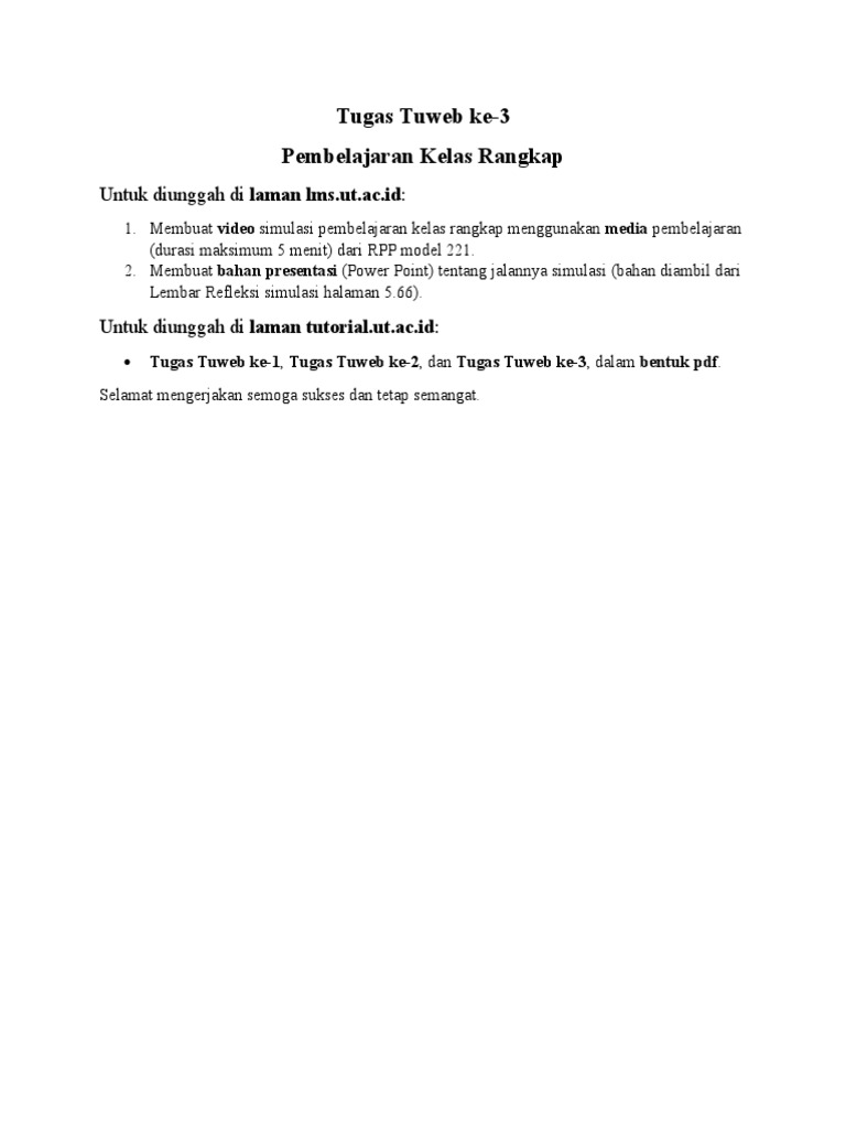 Tugas Tuweb Ke-3 PKR | PDF | Teknologi & Rekayasa