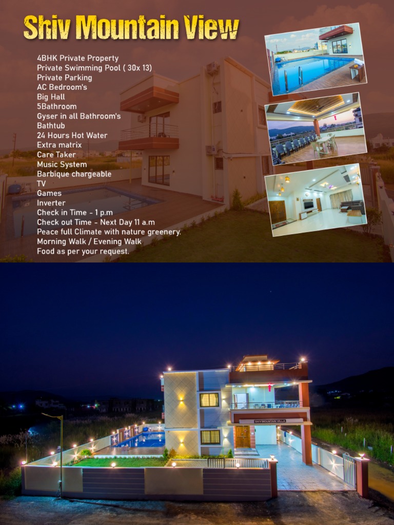 Shiv Mountain Villa PDF | PDF