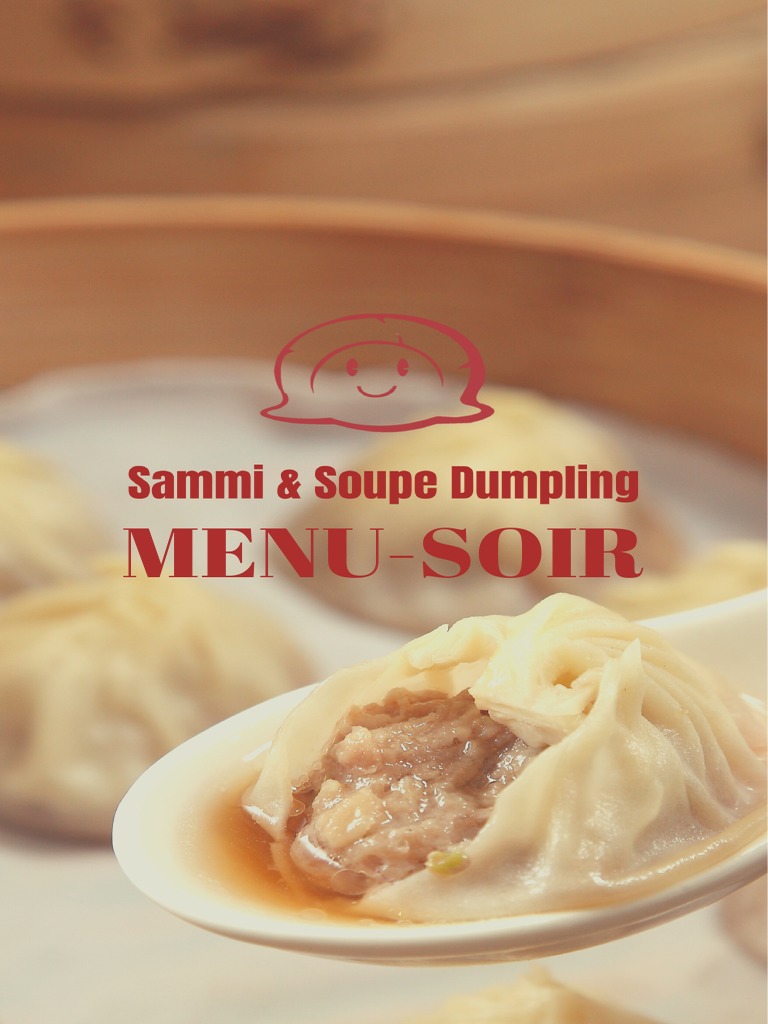 Menu de Sammi & Soupe Dumpling | PDF | Nourritures | Cuisine