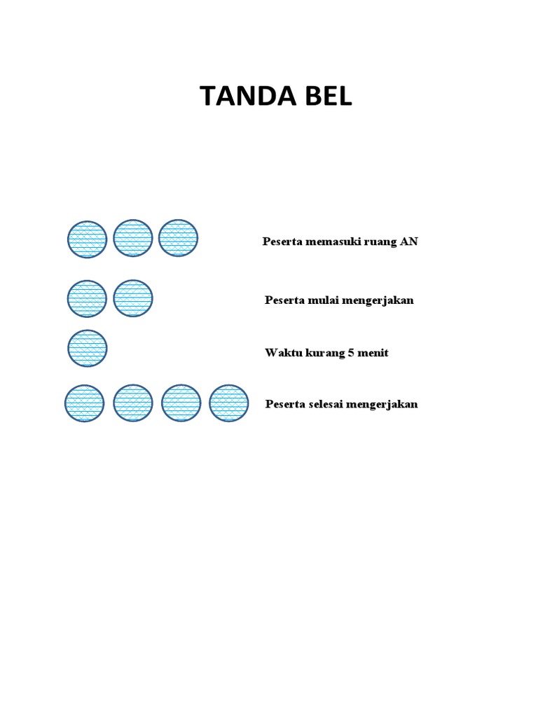 Tanda Bel | PDF
