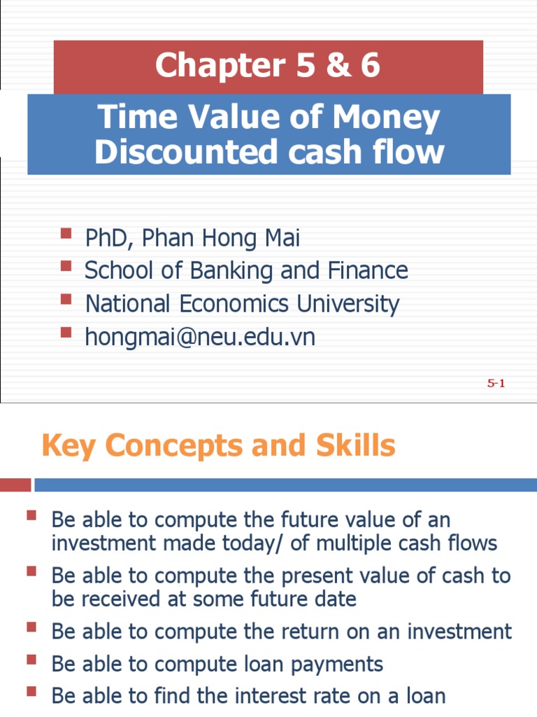 Handout - Chapter 5 6 - Time Value of Money | PDF | Present Value | Interest