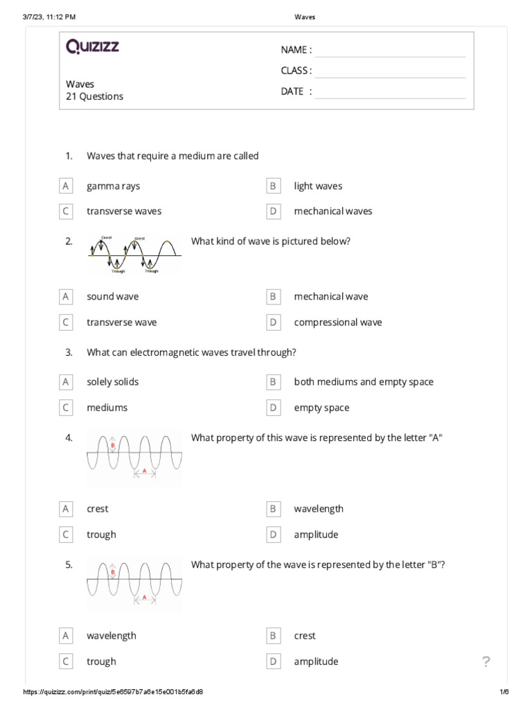 Waves 3 | PDF | Waves | Wavelength
