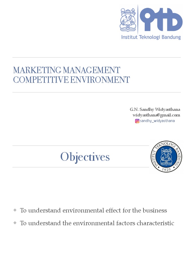 Competitive Environment PDF | PDF | Procurement | Business