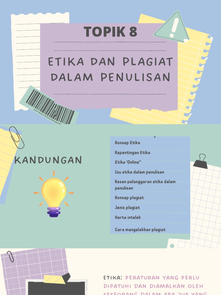 Etika Dan Plagiat PDF | PDF