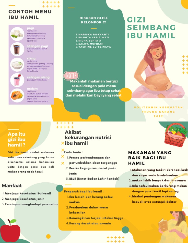 Kel C1 - Leaflet Ibu Hamil PDF | PDF