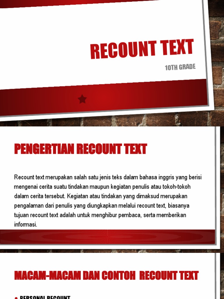 10th Grade Recount | PDF