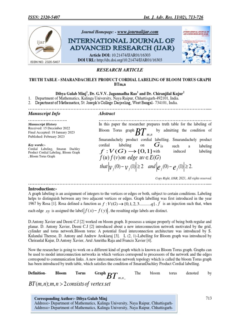 Truth Table Smarandachley Product Cordial Labeling Of Bloom Torus