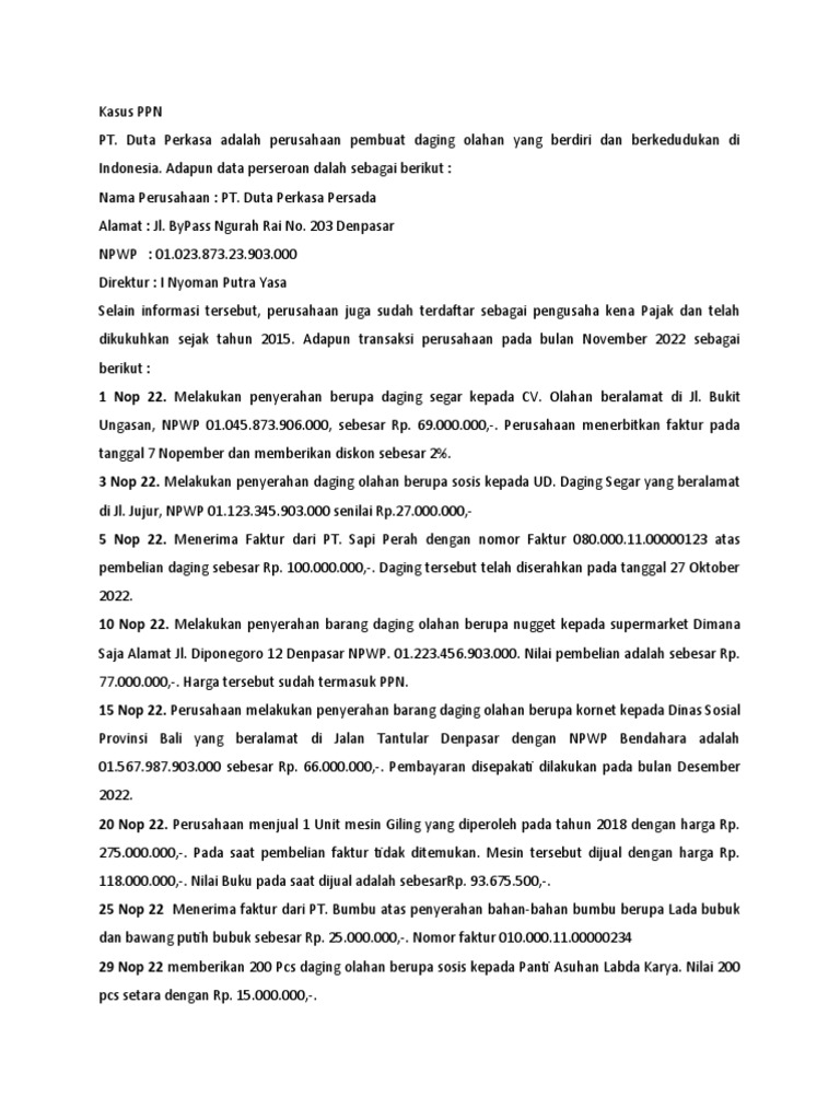 Kasus PPN | PDF