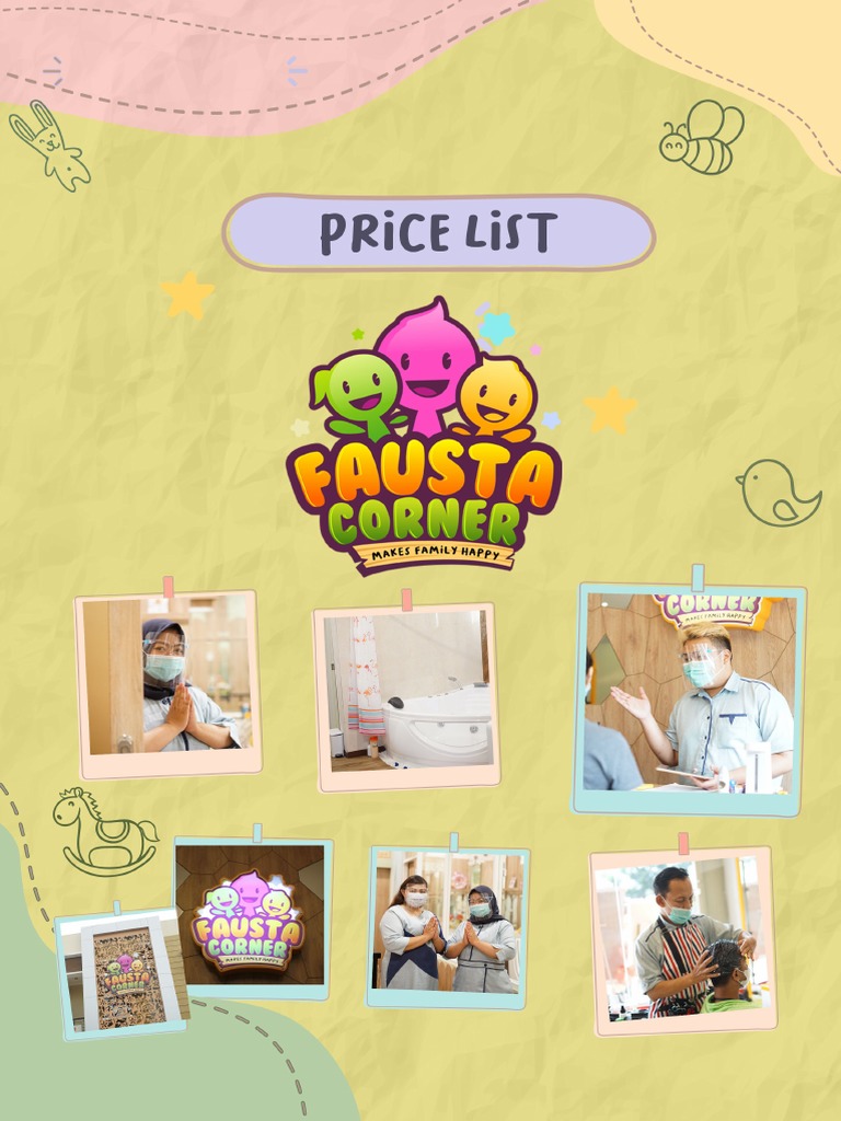 Pricelist Fausta Corner | PDF