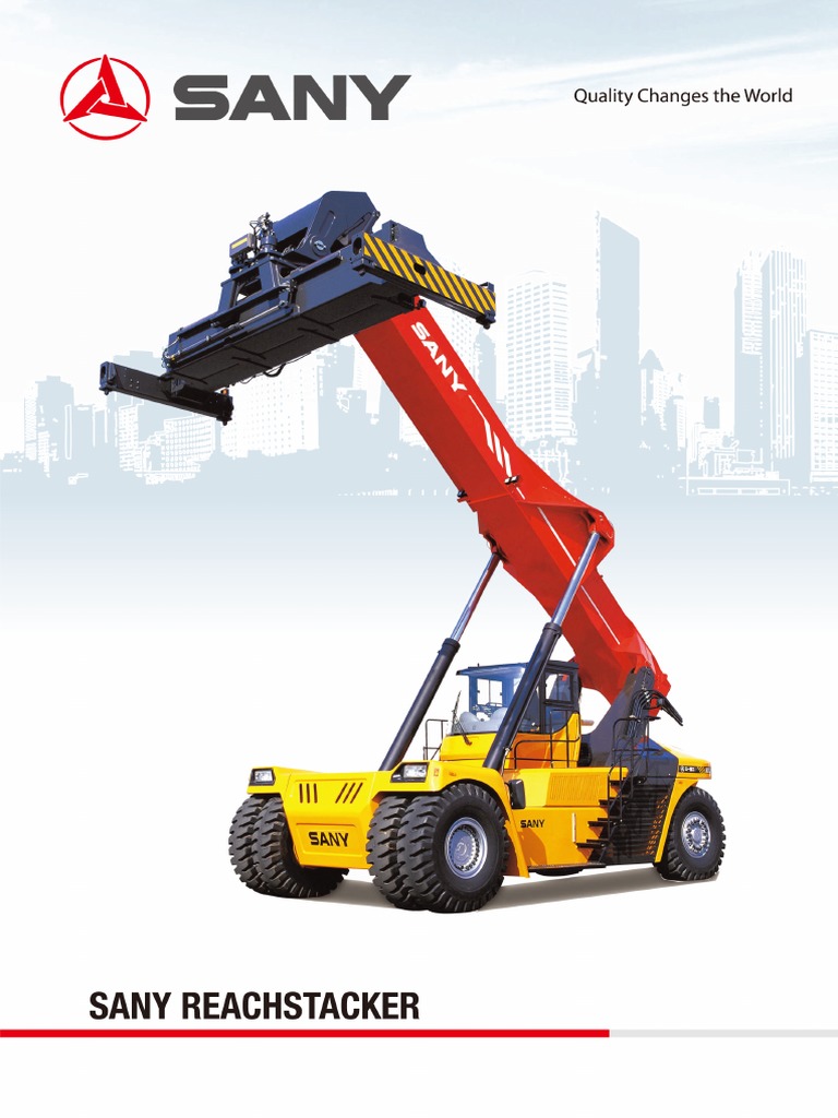 Sany Reach Stackers PDF | PDF | Transmission (Mechanics) | Engines