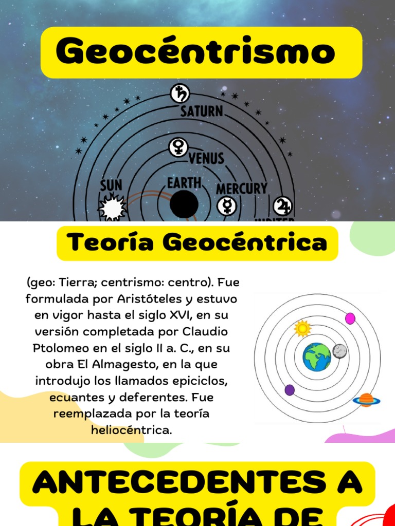 Teoría geocéntrica de Ptolomeo | PDF