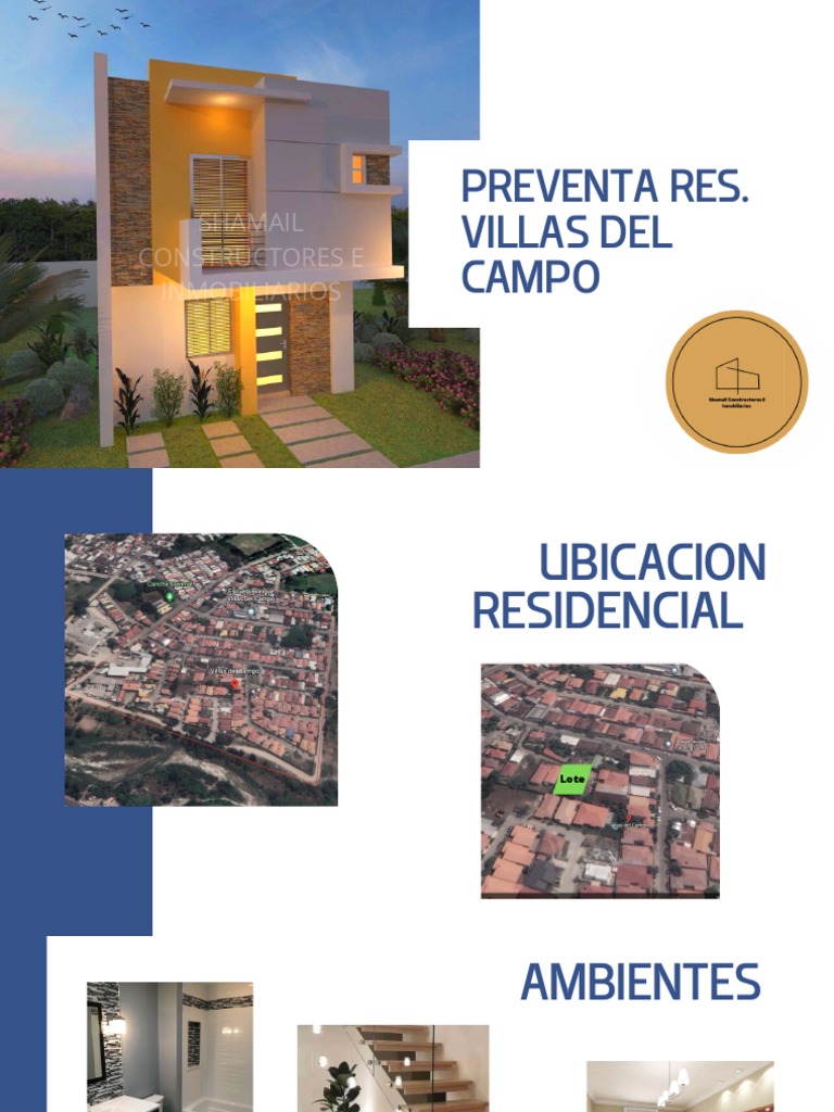 Planos y características de una vivienda unifamiliar de 120m2 con dos habitaciones en Shamail ...