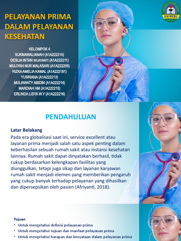 Kel 4. PPT Pelayanan Prima Dalam Pelayanan Kesehatan | PDF