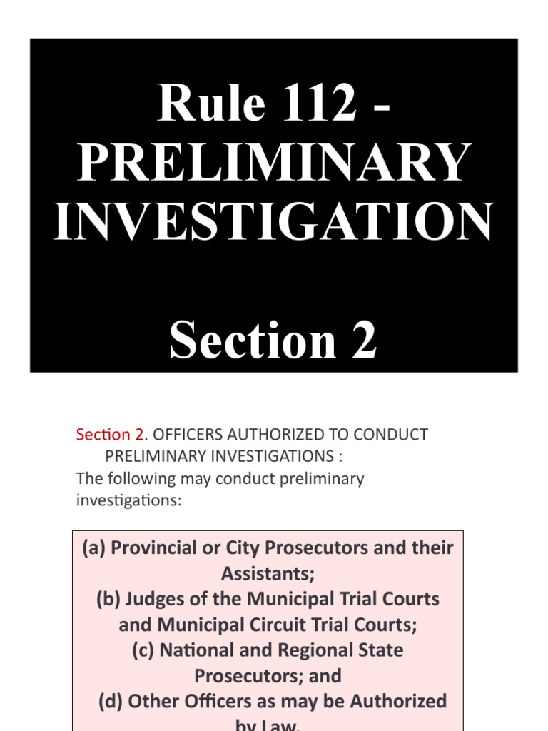 Authorized Officers for Preliminary Investigations | PDF | Prosecutor ...