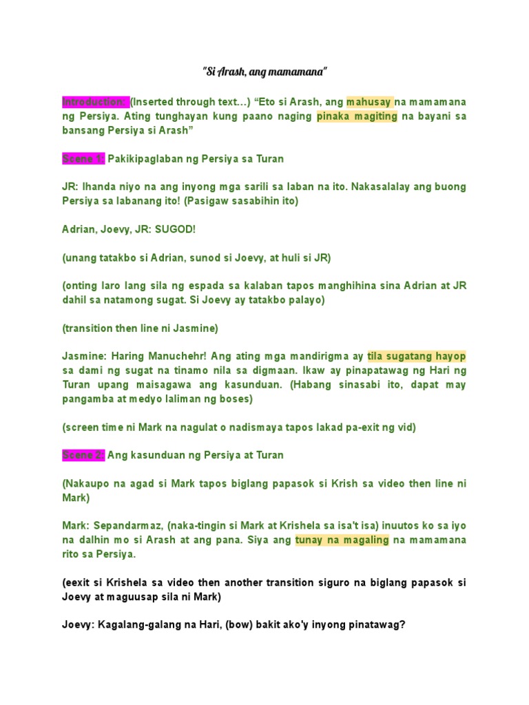 Filipino Script 2 PDF | PDF