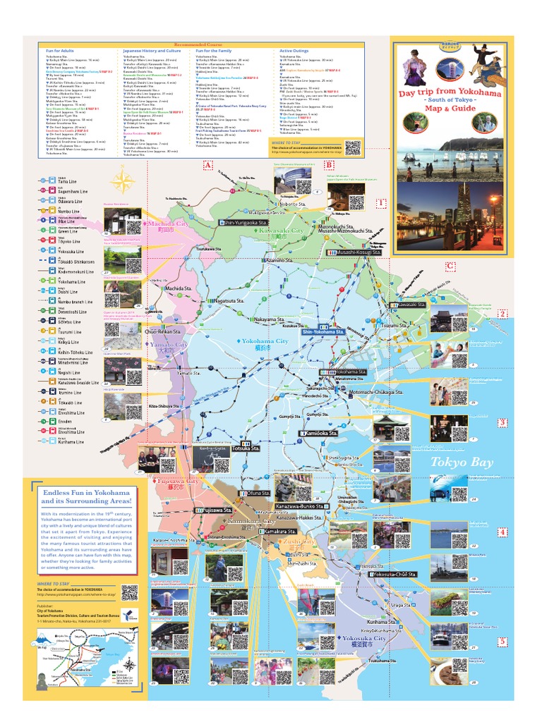 Day_trip_from_Yokohama_MAP | PDF | Japan | Rail Transport