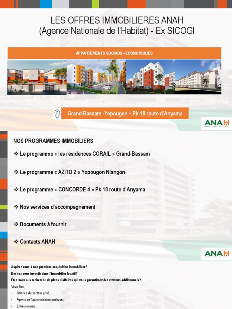 Offres de Logements Sociaux ANAH | PDF | Logement