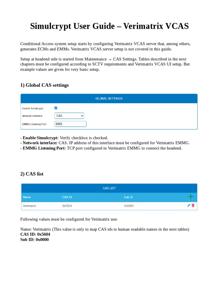 CAS Verimatrix | PDF | Computers
