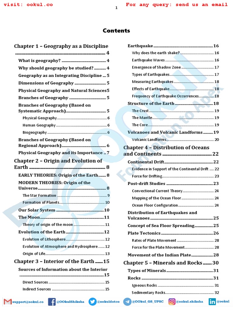 C5a14a87 Fundamentals of Physical Geography Ncert Class 11 PDF Notes by ...