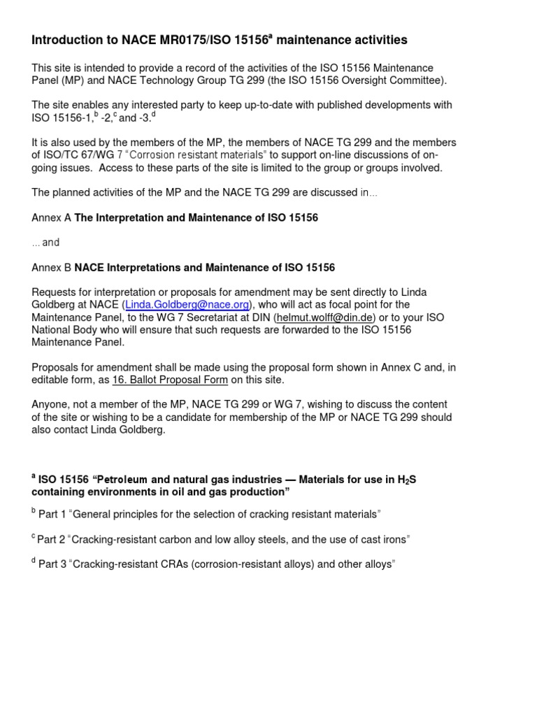 MR0175-ISO Maintenance Activities PDF | PDF | International ...