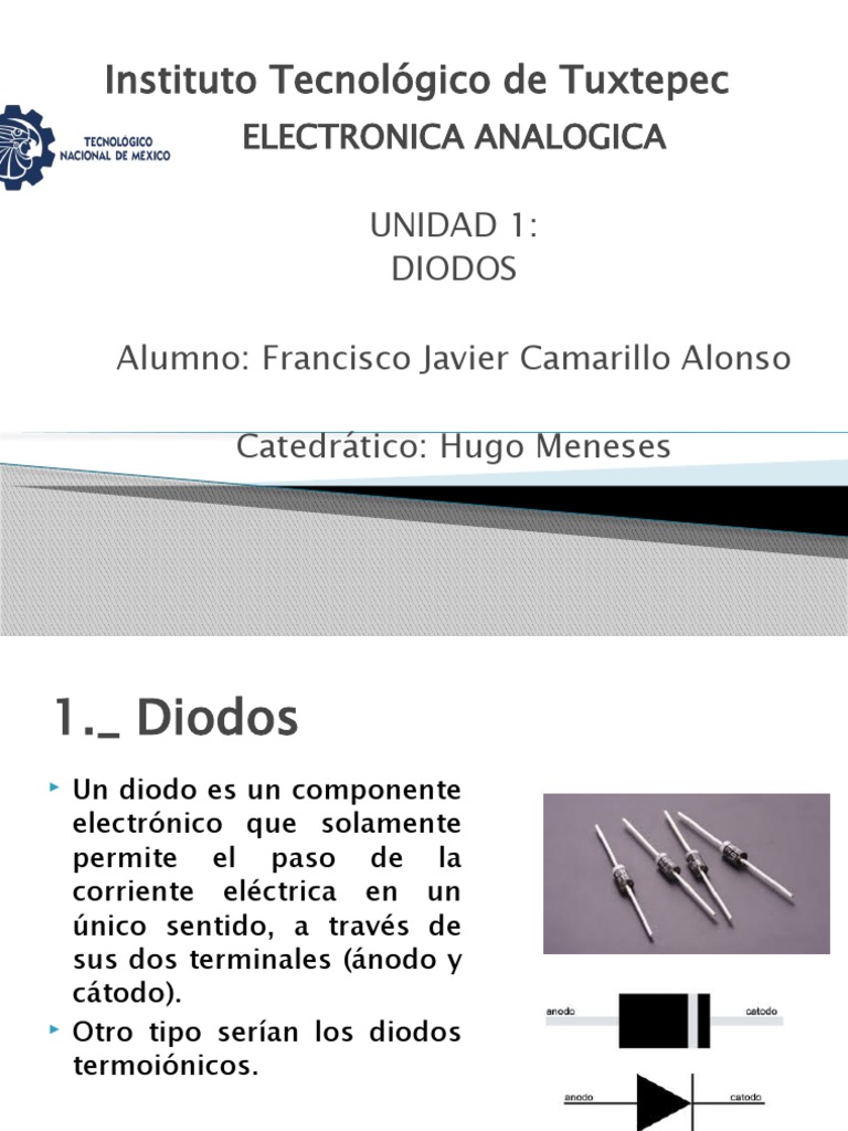 Diodos y Aplicaciones en Electrónica | PDF | Semiconductores | Diodo