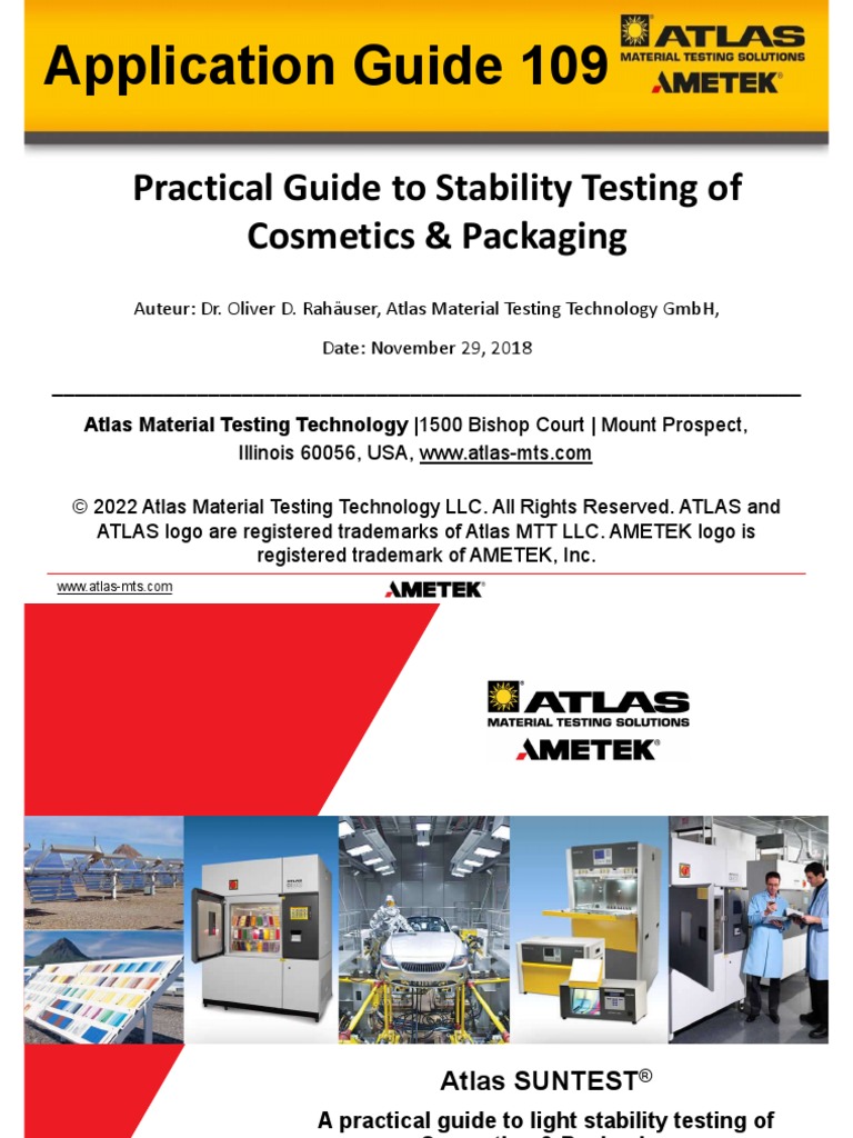 Atlas - AG109 - Testing Cosmetics and Packaging - 2018-11-29 - OR - EN ...