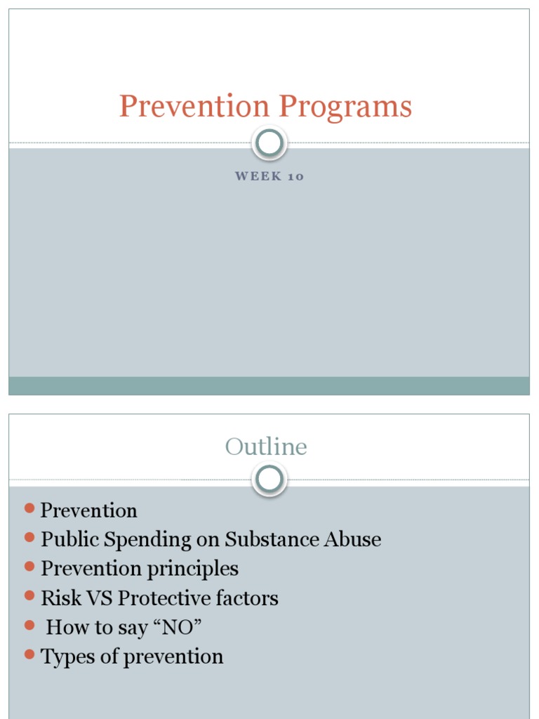 Prevention Programs | PDF | Substance Abuse | Self Esteem