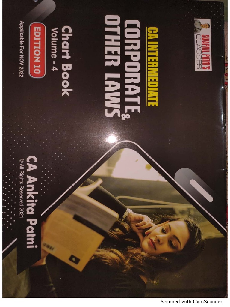 Ankita Patani Nov22 Ca Inter Co. Law Chartbook PDF | PDF