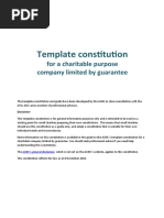 Sample Content of Ngo Constitution | PDF | Board Of Directors | Liquidation