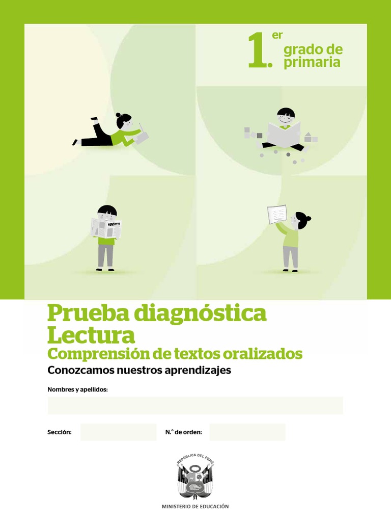 Prueba Diagnostica Lectura 2021 1 PRIM | PDF