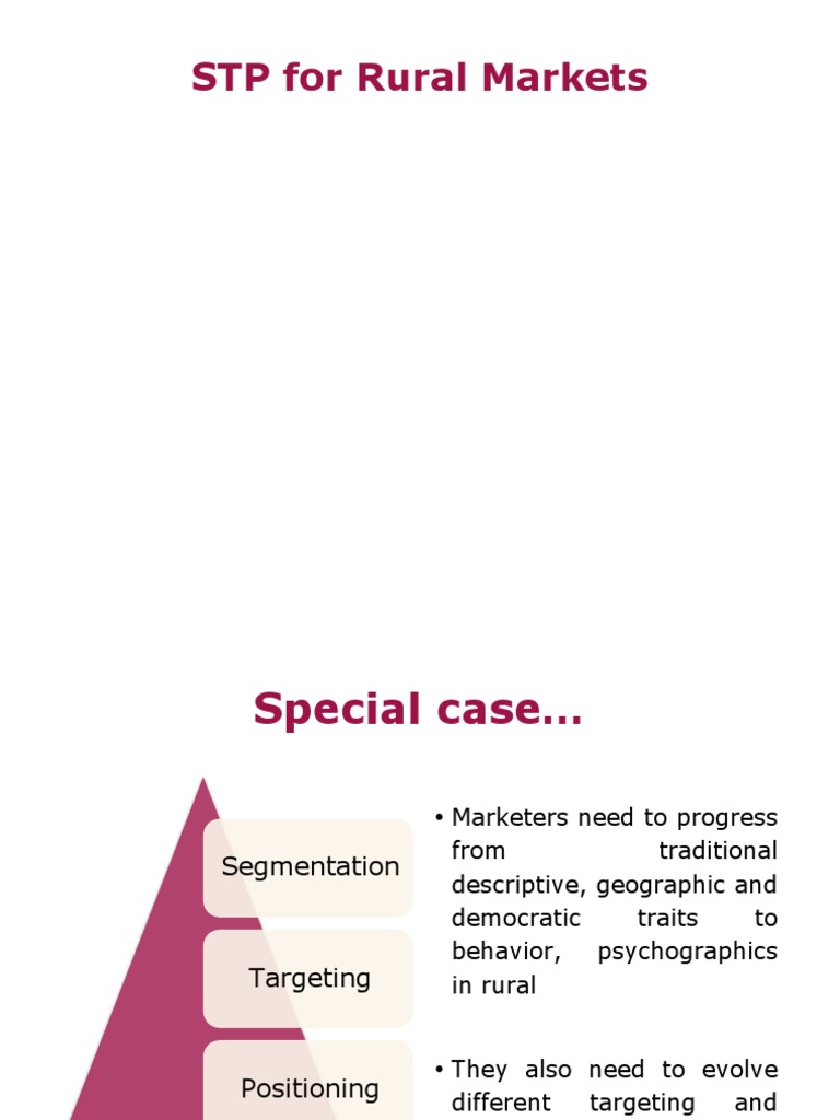 Session 8-9 STP For Rural Marketing | PDF