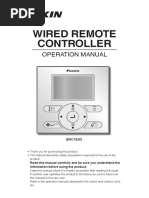 BRC1E63 Wired Remote Controller Manual | PDF | Air Conditioning ...