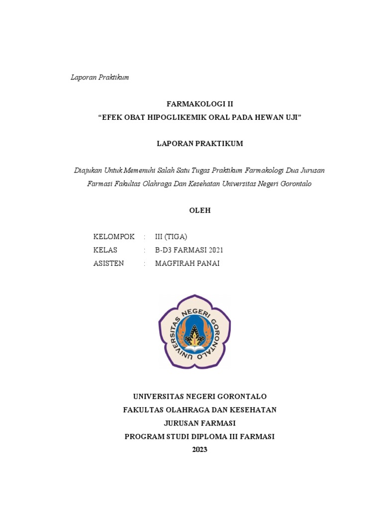 Laporan K Fira Hipo | PDF