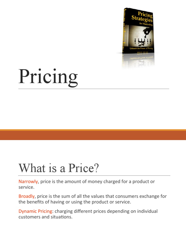 Principles of Marketing (Pricing) | PDF | Pricing | Prices