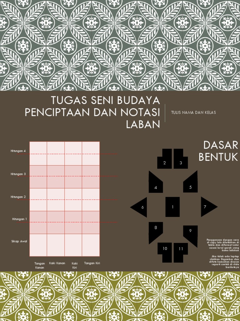 Tugas Pat Notasi Laban PDF | PDF