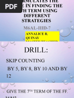 MATH 6 PPT Q3 - Patterns and Algebra 1 | PDF