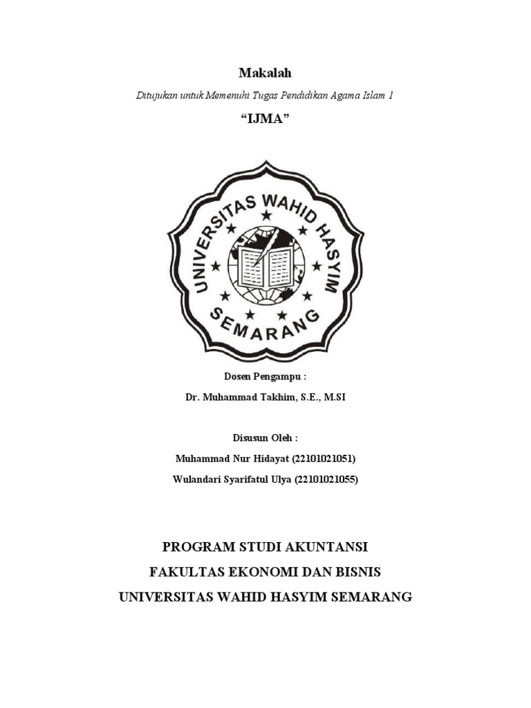 Tugas Makalah Ijma' | PDF