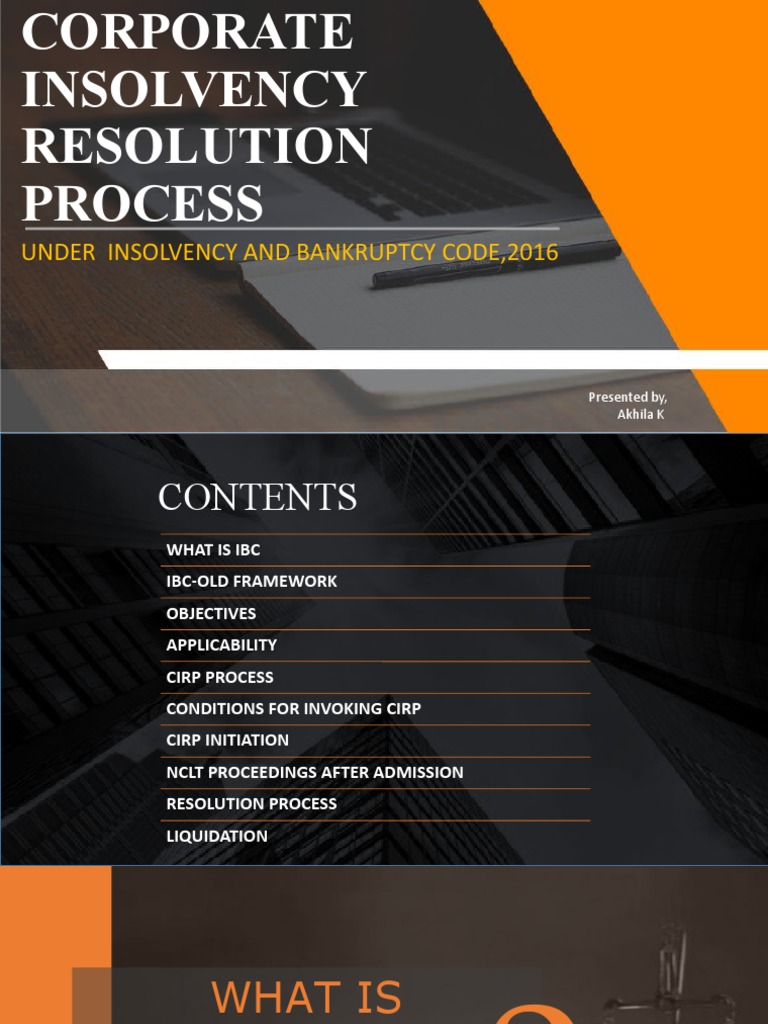 Cirp Under Ibc, 2016 | PDF | Bankruptcy | Insolvency