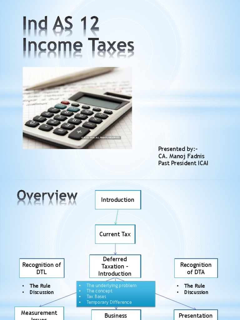 Ind AS 12 | PDF | Deferred Tax | Taxes