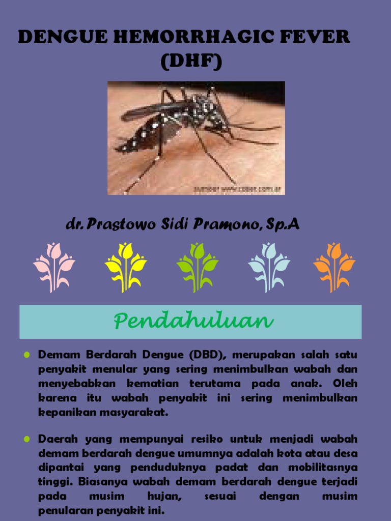 Definisi dan Epidemiologi DHF | PDF