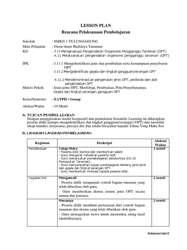 Mata Pelajaran Dasar Dasar Budidaya Tanaman kd11 | PDF Mata Pelajaran Dasar Dasar Budidaya Tanaman kd11 | PDF